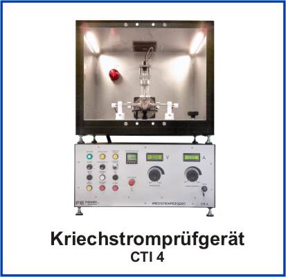 Tracking index test apparatus CTI 4 (by H.-P. FISCHER ELEKTRONIK GmbH ...