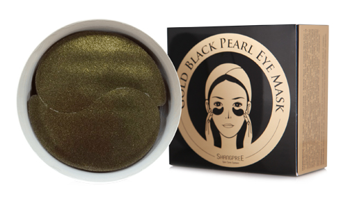 SHANGPREE Gold Black Pearl Eye Mask (by URG INC)