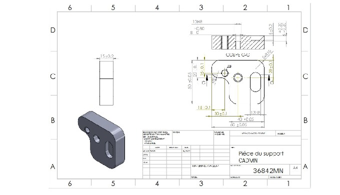 Mechanical Engineering 2d Drawing